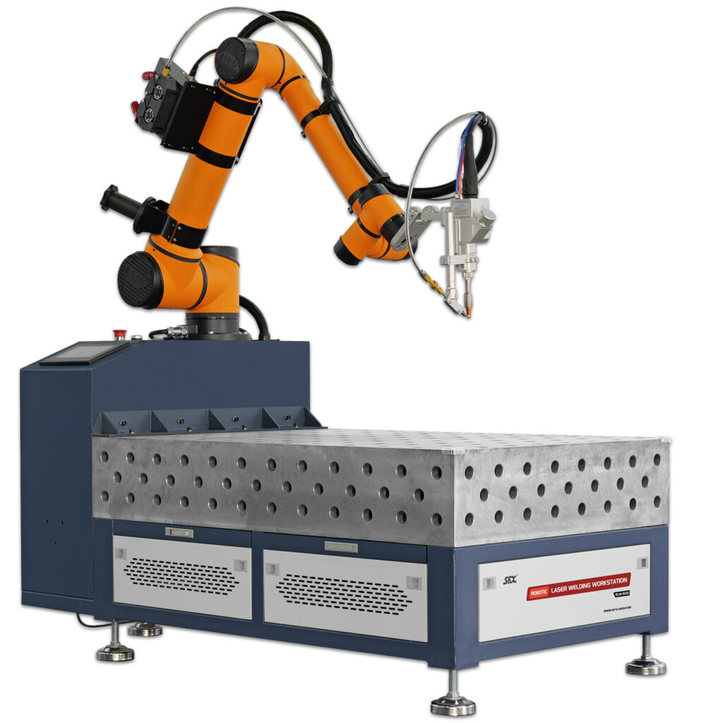 SFX 1500W 2000W 3000W Robotic Laser Welding Workstation Six-Axis ...