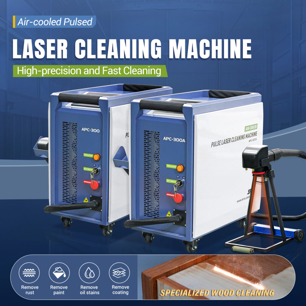 SFX APC 300W Pulse Air Cooled Laser Cleaner Professional Laser Wood ...
